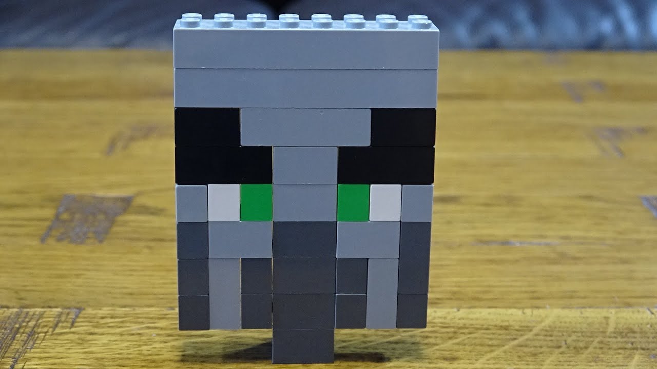 Building a Lego Minecraft Evoker Head in 4K - YouTube