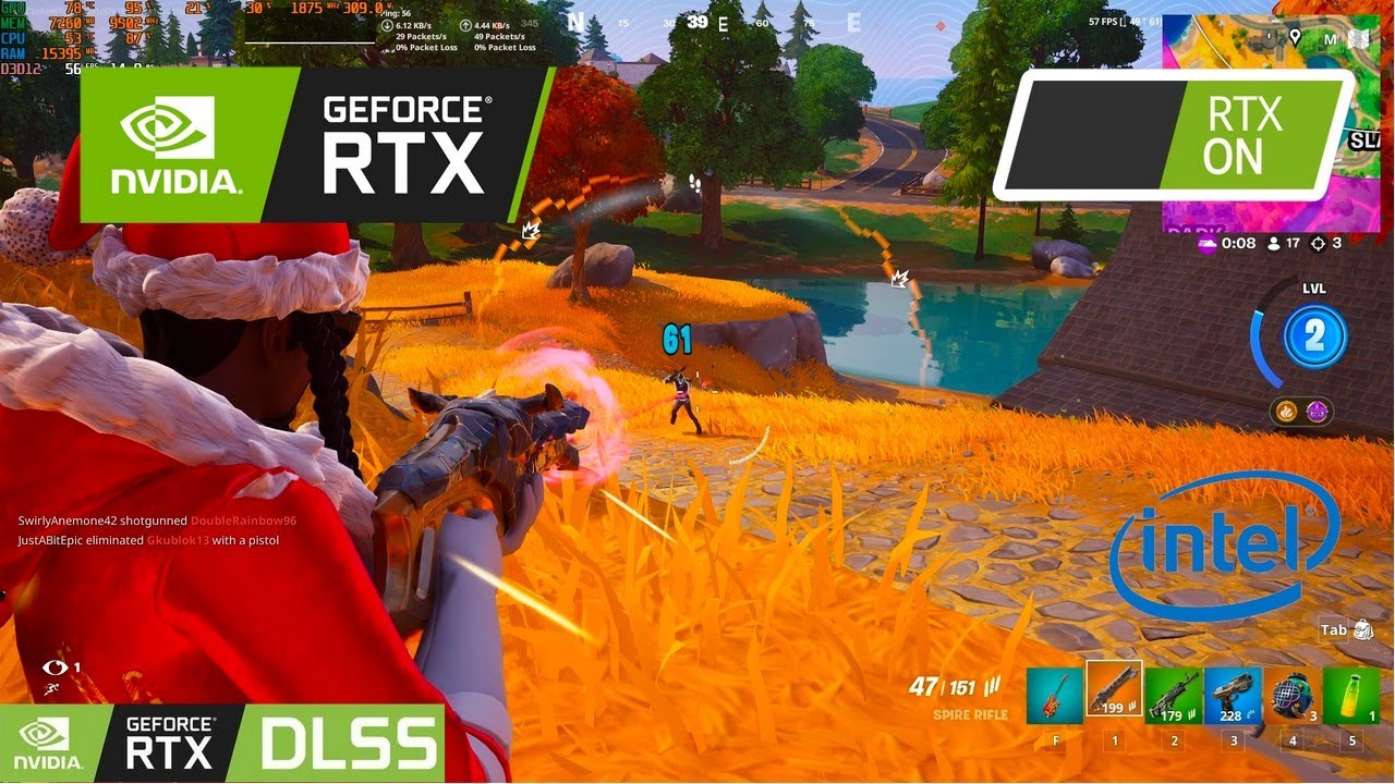 Fortnite | RTX 3080 TI 12 GB + i7 11700 | Epic Settings 1080p RTX ON ...