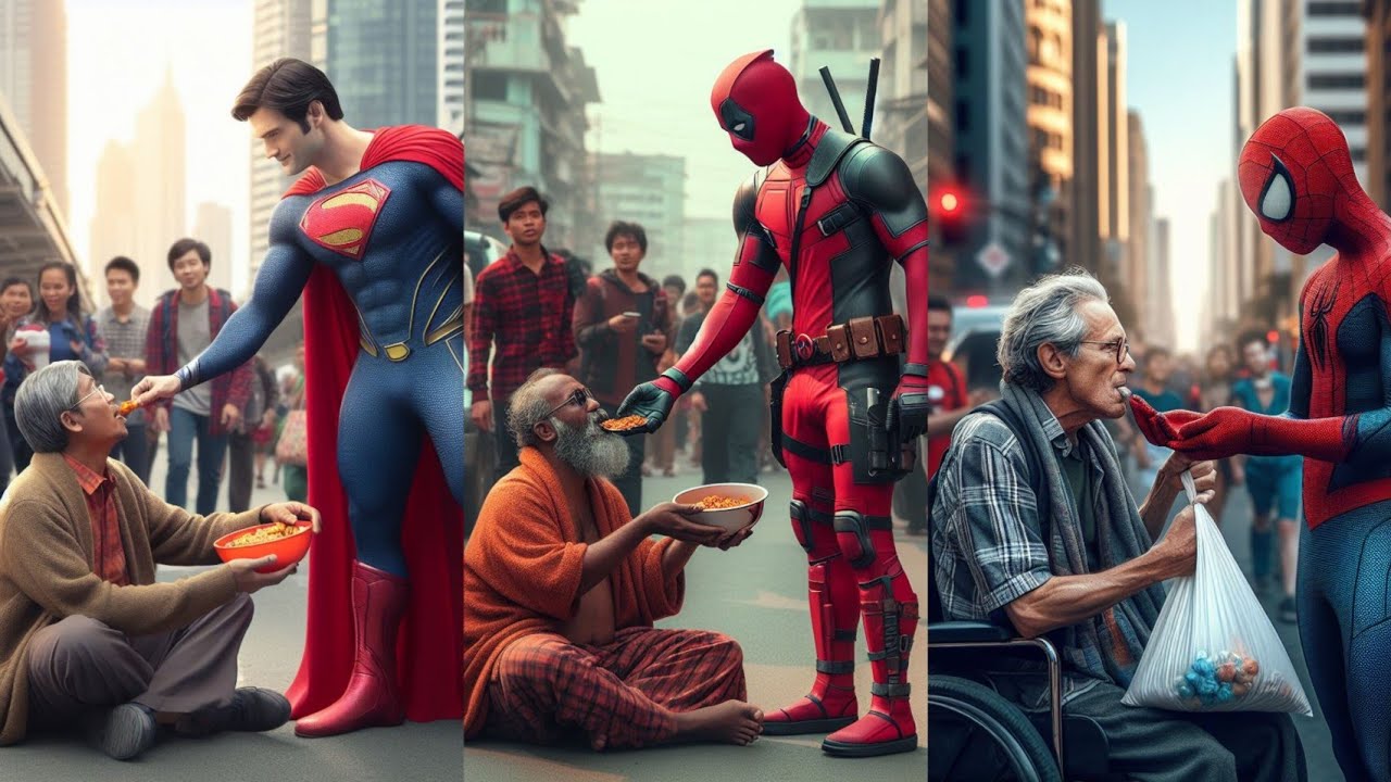 Superheroes As Good Samaritan - Marvel Characters 💥🔥 - YouTube