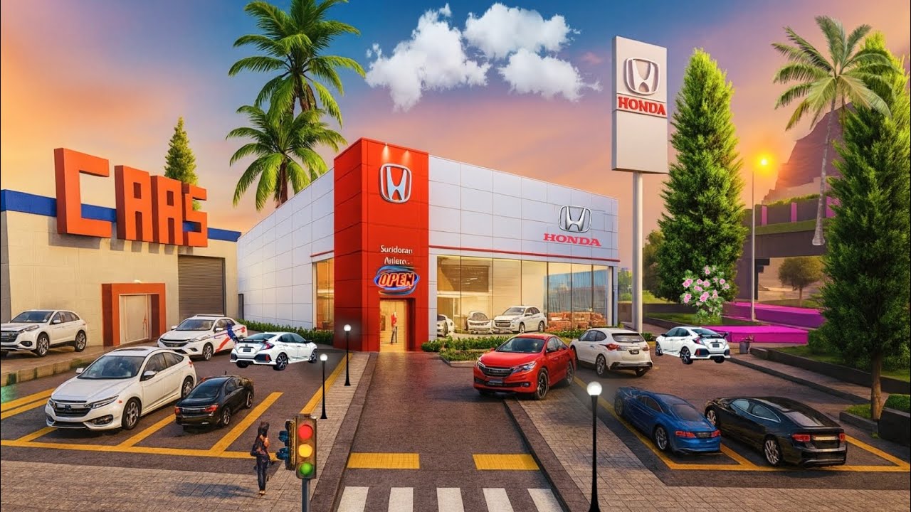 Grand Opening of My First Honda Car Dealership in Party Craft! 🚗🔥 - YouTube