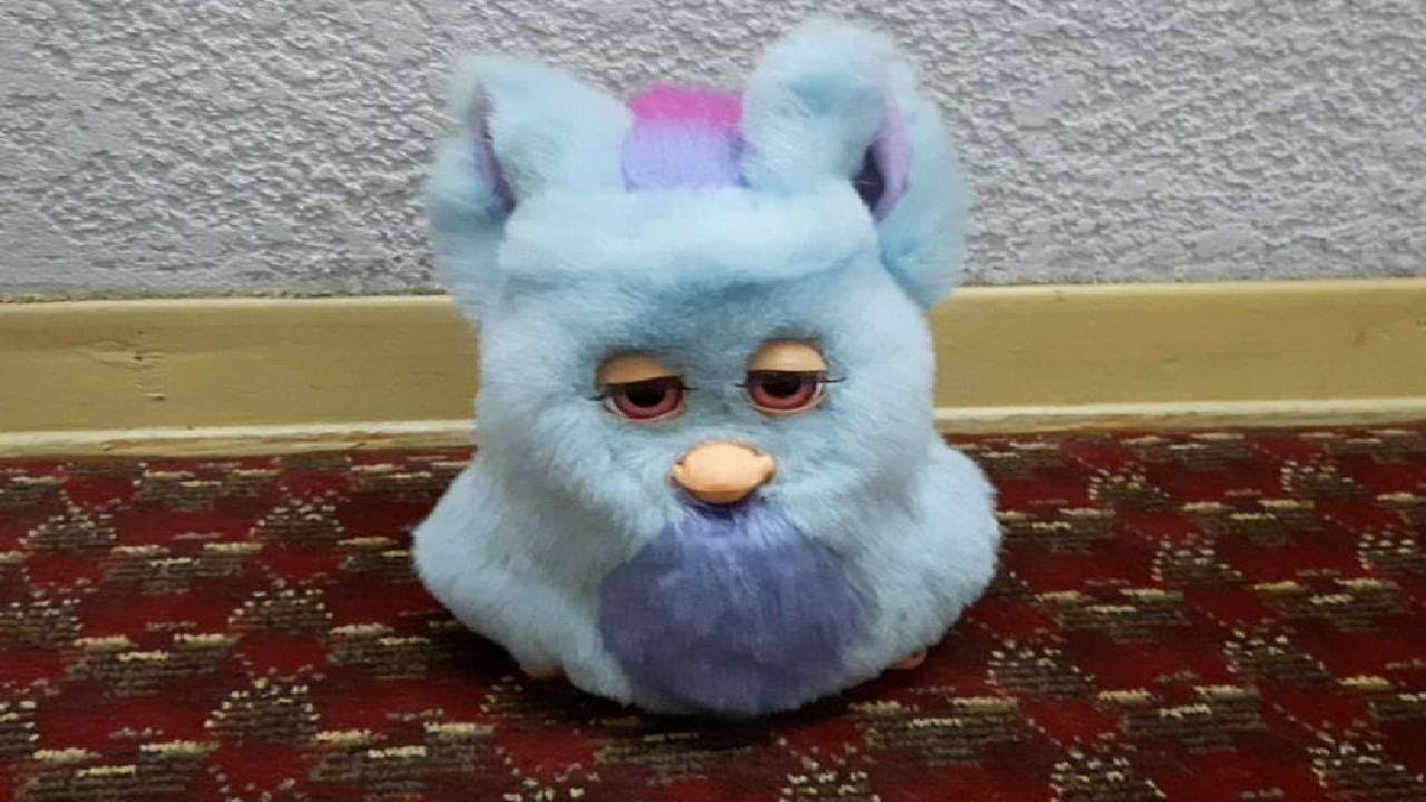 Spanish Blue & Purple Funky Furby 2006 - Emoto-tronic Funky Furby - YouTube