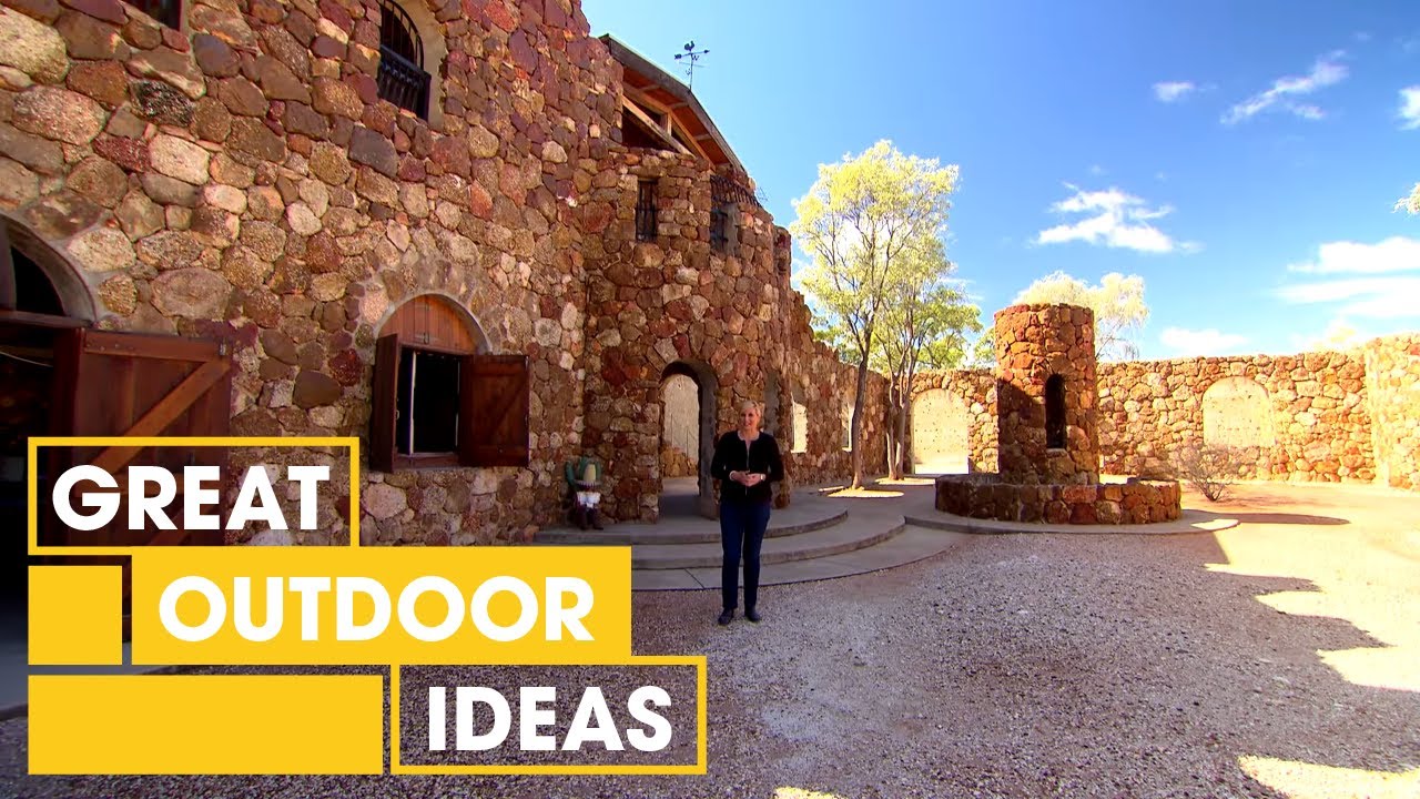 Italian-Style Hand-Built Castle Tour | Outdoor | Great Home Ideas - YouTube