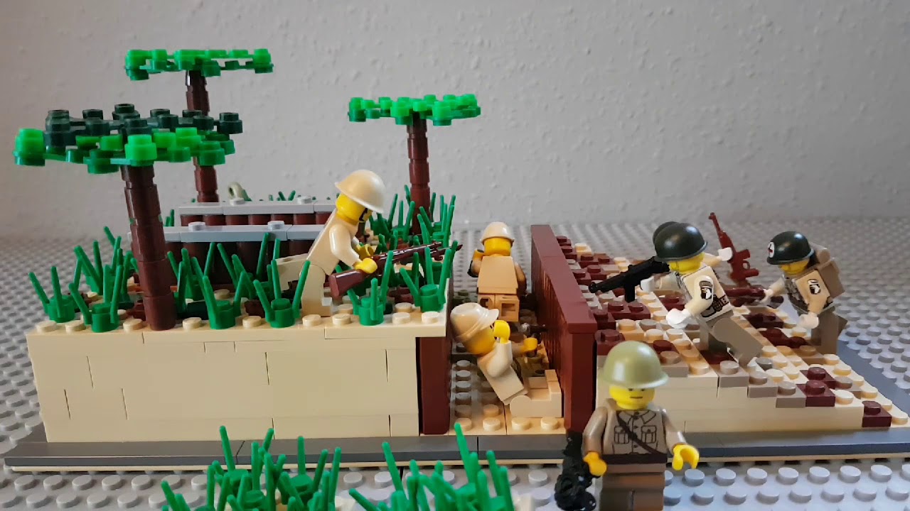 LEGO ww2 pacific battle Moc - YouTube