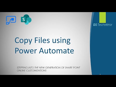 Power Automate (MS Flow) Tutorial - Copy Files from one SharePoint library to another. - YouTube