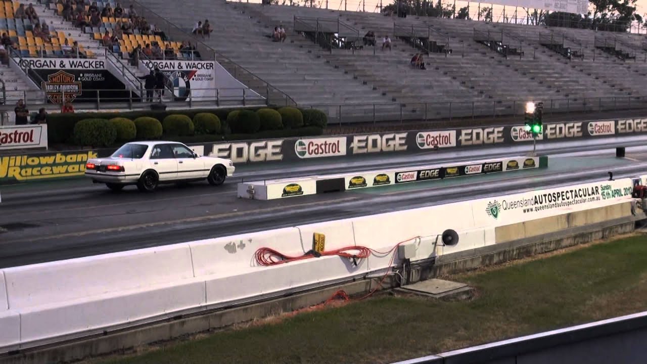 toyota cressida turbo runs 10s at drags - YouTube