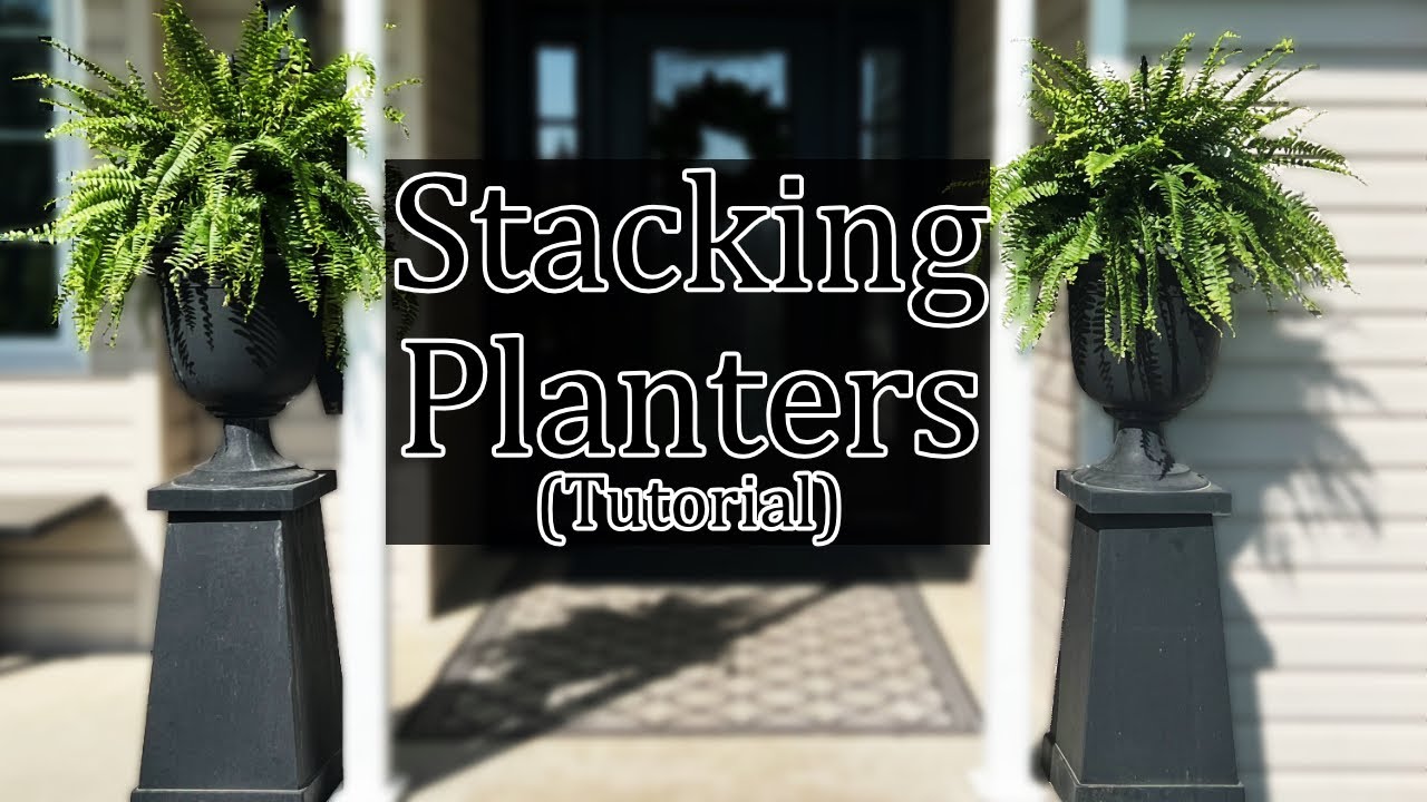 DIY stacking planters from target :)) - YouTube
