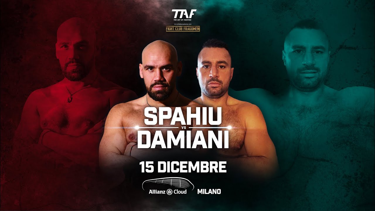 TAF - The Art of Fighting 4 | Alessio Spahiu vs Alfonso Damiani | boxe ...