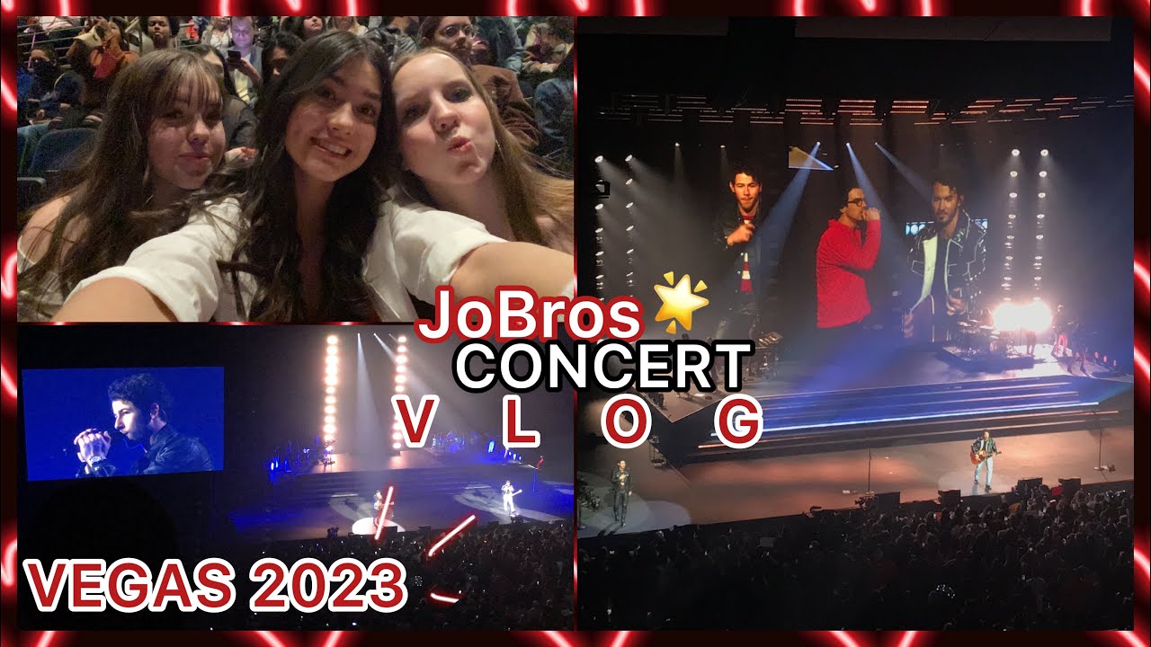 JONAS BROTHERS CONCERT VLOG!! Las Vegas night 1 🌟 - YouTube