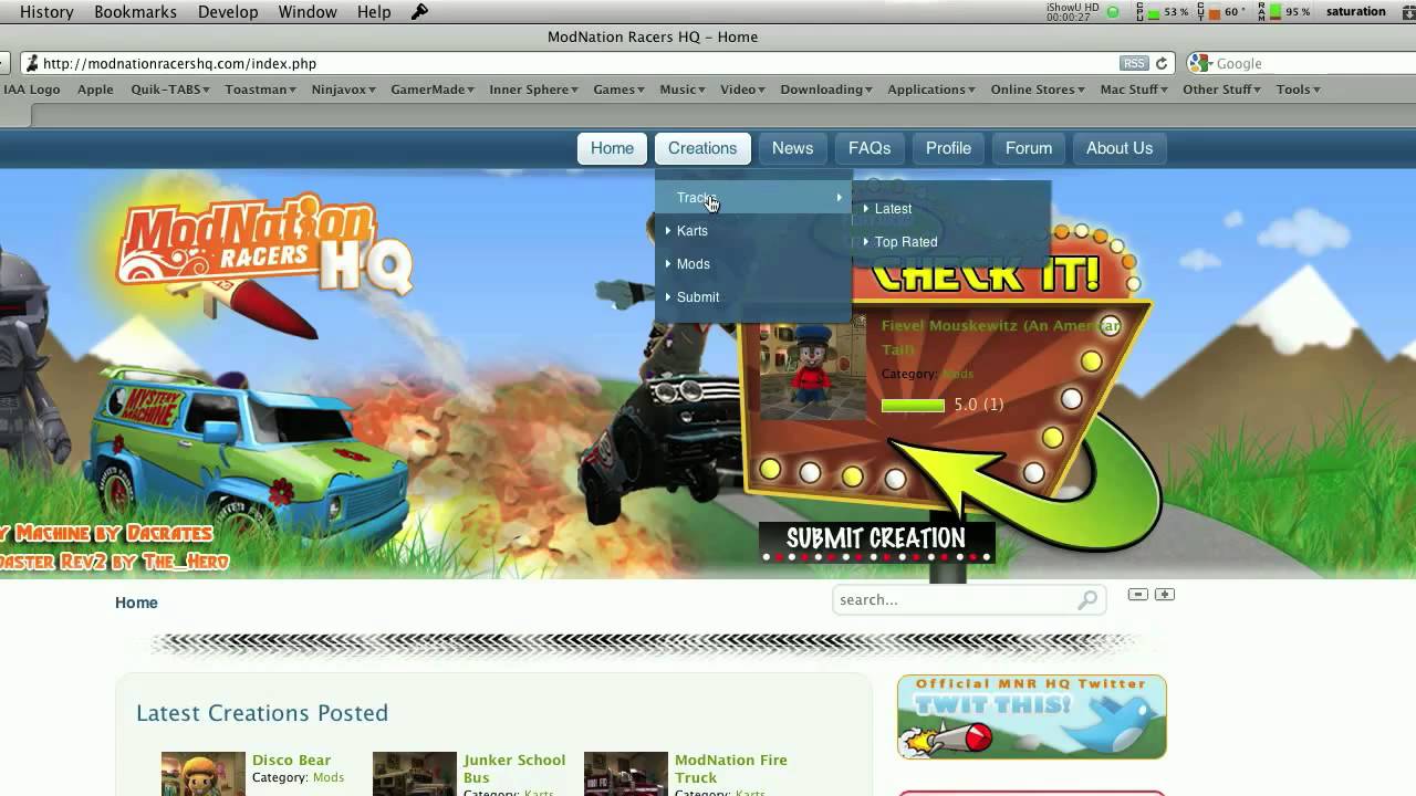ModNation Racers HQ Site Tour - YouTube