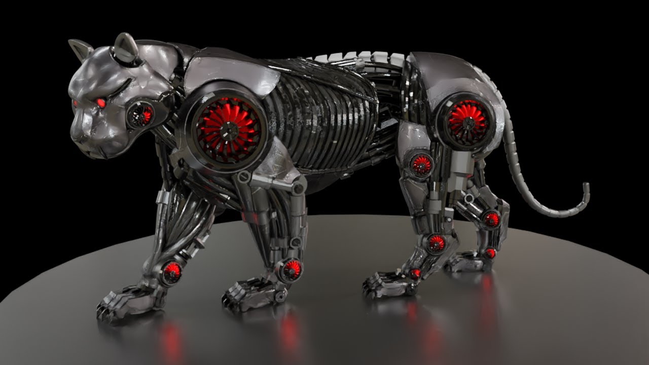 Speed Modelling/Kitbashing a Mechanical Tiger In Zbrush: Part 1 - YouTube