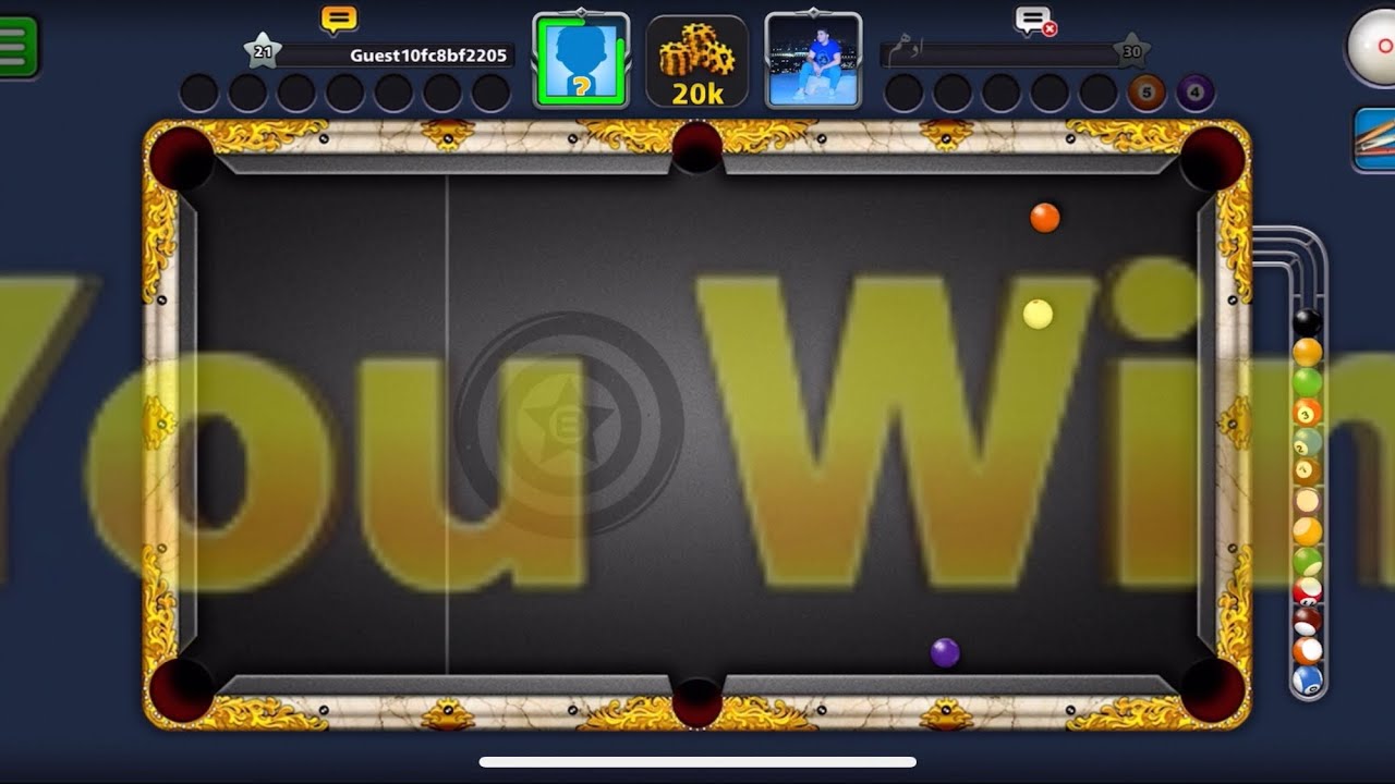 8 ball pool Winning Moment - YouTube
