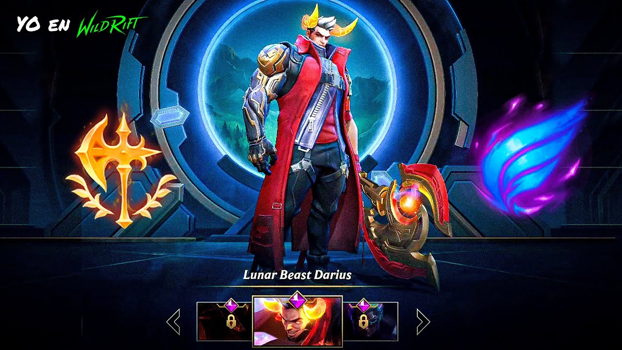 LUNAR BEAST DARIUS MY NEW SKIN IN WILD RIFT || YO en WILD RIFT - YouTube