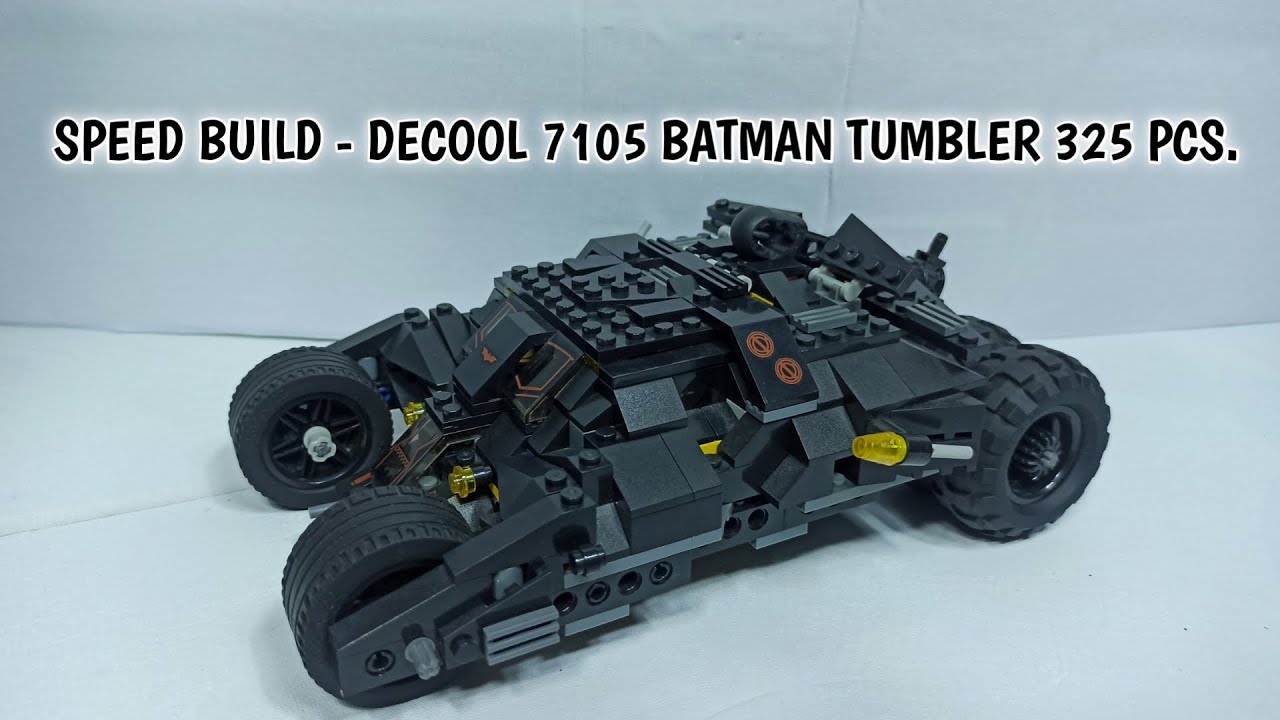DECOOL 7105 BATMAN TUMBLER - SPEED BUILD #lego #batman #tumbler #decool #joker #speedbuild # ...