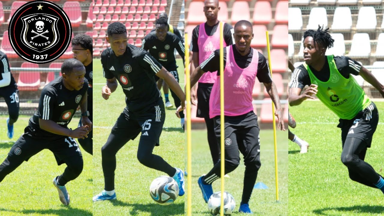 ORLANDO PIRATES LAST TRAINING SESSION/ RELEBOHILE MOFOKENG BIRTHDAY ...