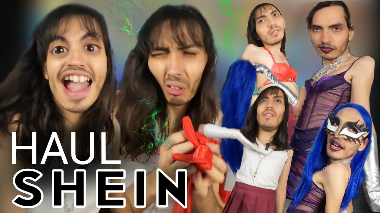 Pedí la ROPA más APESTOSA de SHEIN 👃🏻🐷🤢 HAUL para hacer DRAG 👀💕👗🧤💎 ...