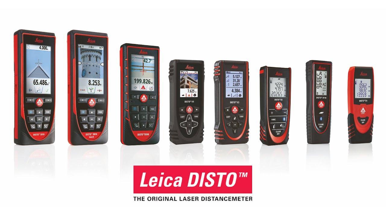Leica DISTO - The Original Handheld Laser Distance Meter - YouTube