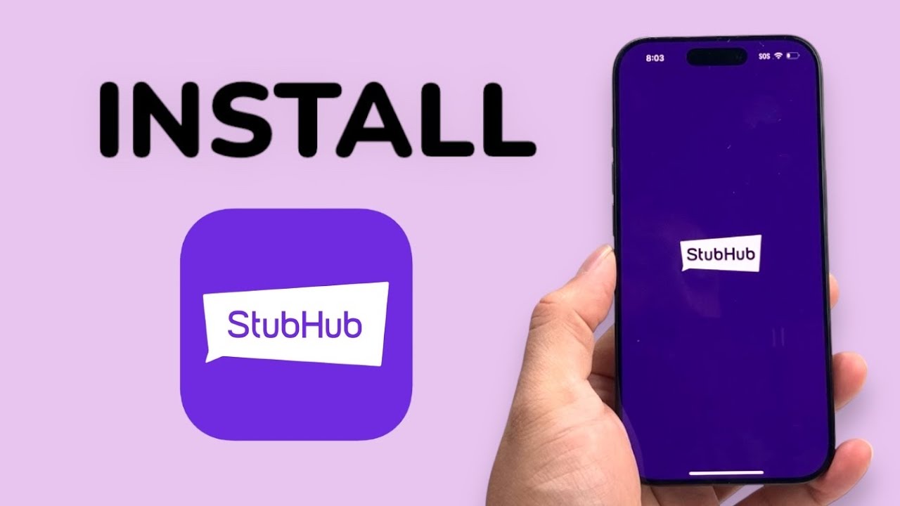 How To Install Stubhub App on iPhone - YouTube