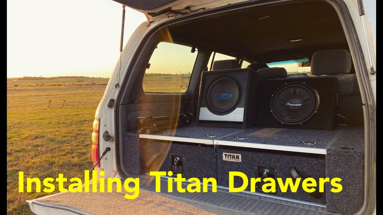 Installing Titan Drawers [105 series Landcruiser] - YouTube