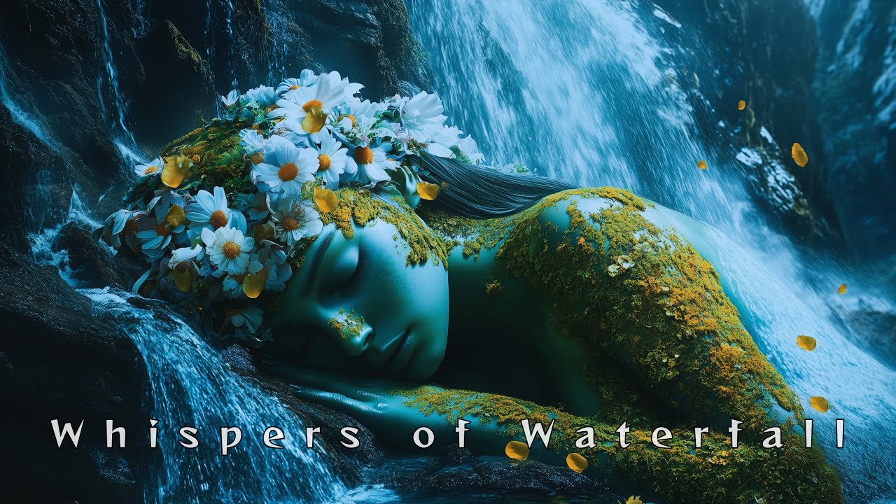 Whispers of the Waterfall 🌿 Ambient Focus Music for Deep Peace and ...
