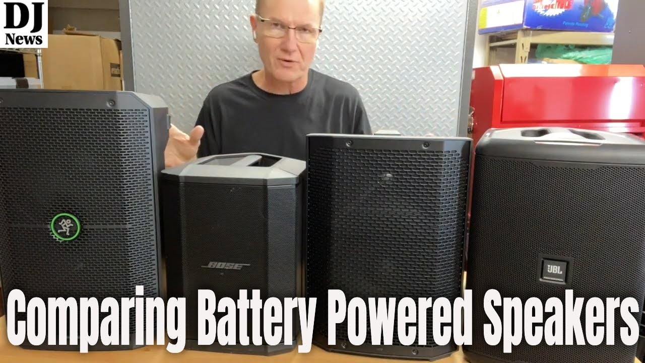 Four Battery Powered Speakers @mackietv @BoseProfessional ...