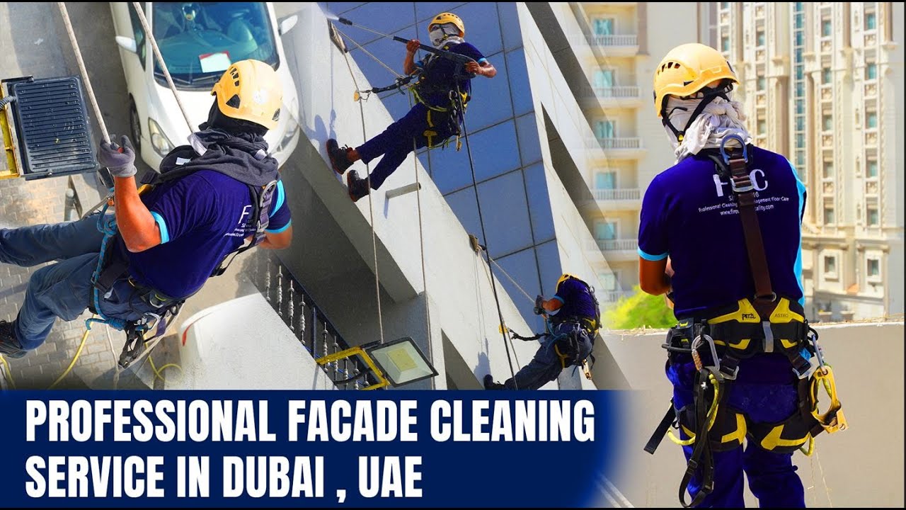 Professional Façade Cleaning Service in Dubai , UAE - YouTube