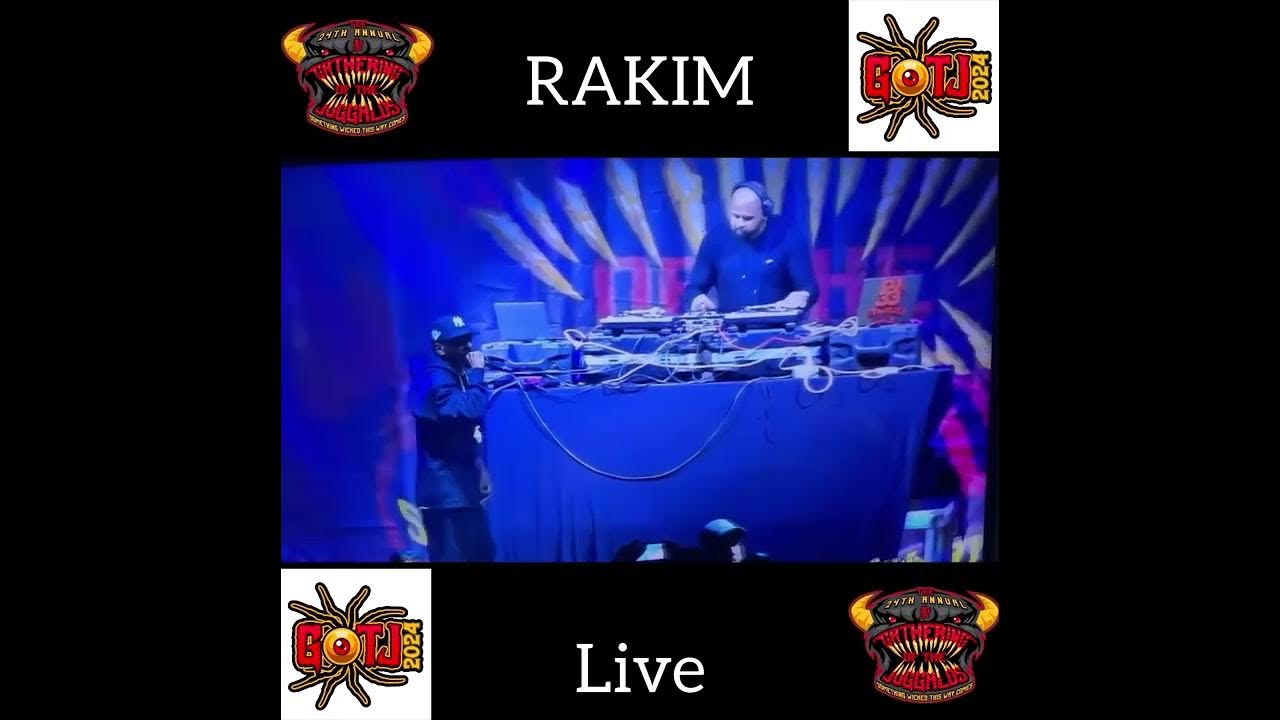 Rakim Live @ Da’ GATHERING #ganxstanip #rakim - YouTube