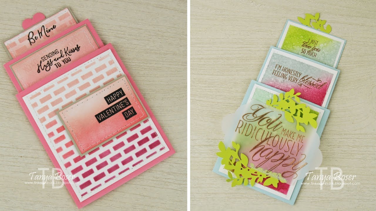 Three Tier Slider Card: How to make it! - YouTube