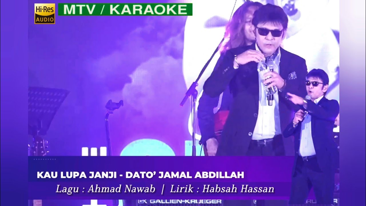 Dato' Jamal Abdillah - Kau Lupa Janji (KARAOKE/Hi-Fi/HD Audio) - YouTube