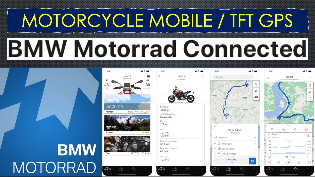 RIDE ON | BIKE GPS | BMW CONNECTED - YouTube