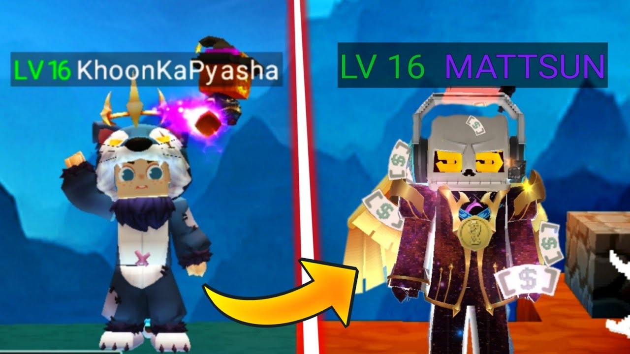 I Become @MATTSUNBG For 1 Day - Blockman Go Bed Wars - YouTube