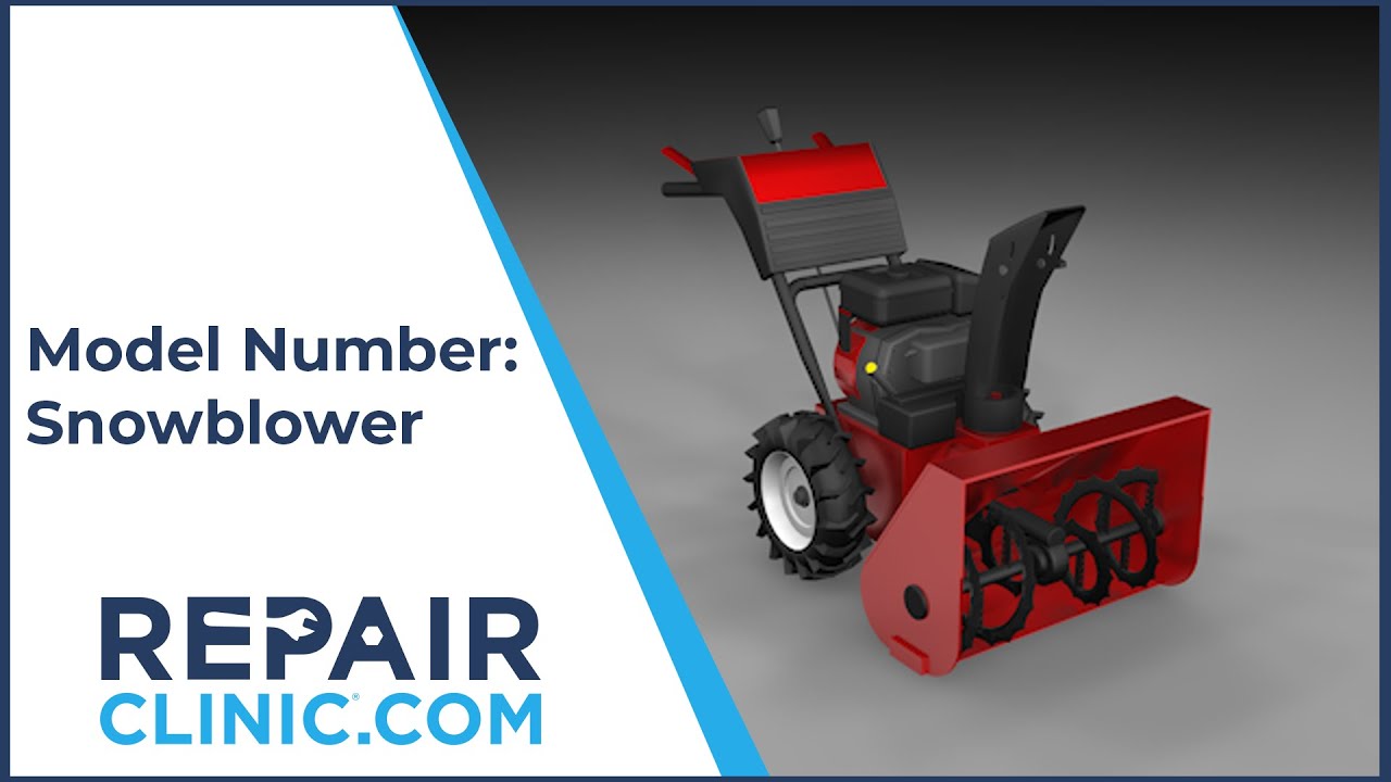 How to Find the Model Number on a Snow Blower - Tech Tips from Repair ...