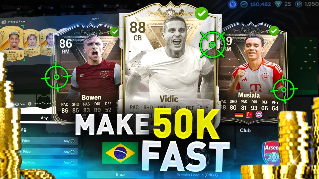 Make 50K in 20 MINUTES using these Sniping Filters!! #FC24 - YouTube