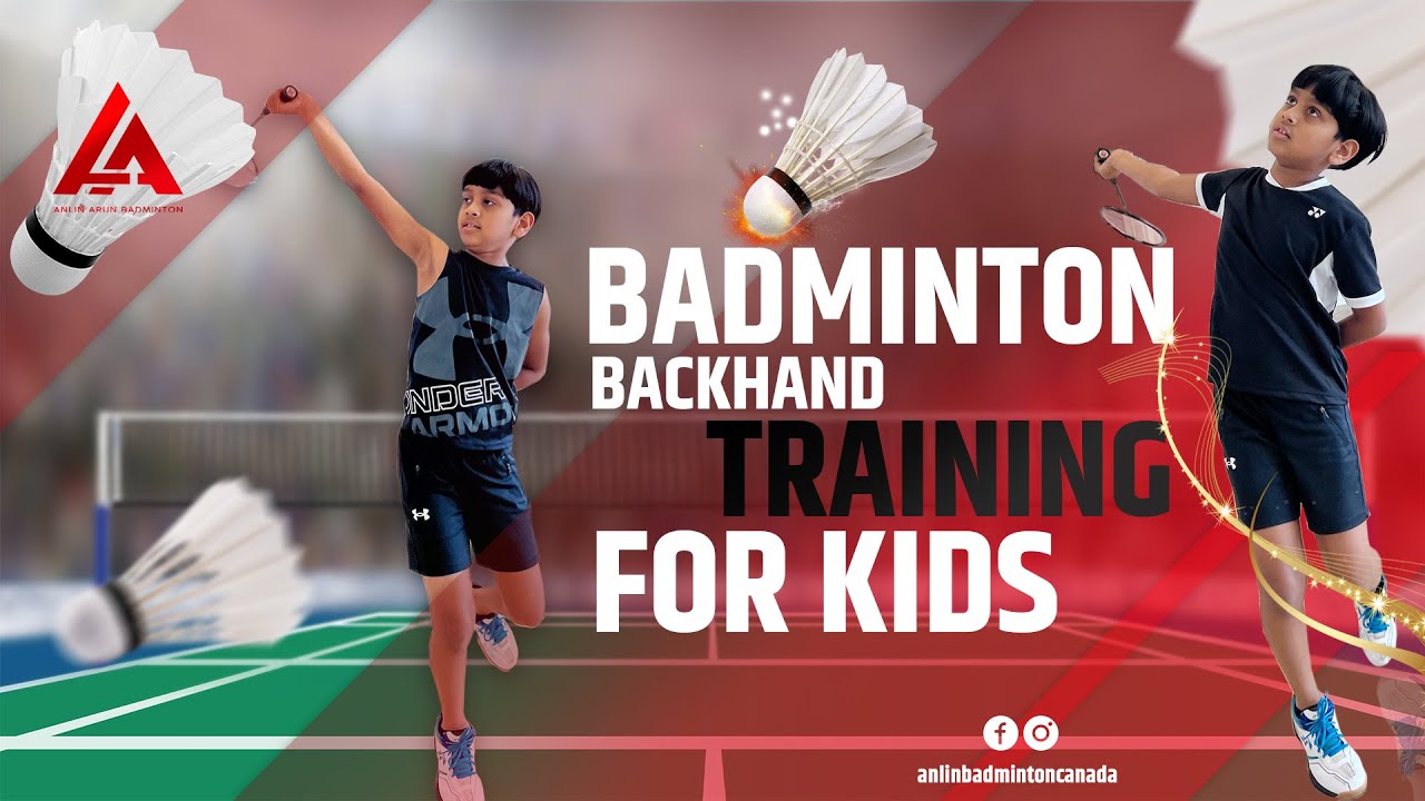 Badminton Backhand Training for Kids [For 7 to 8 Years Old] - YouTube