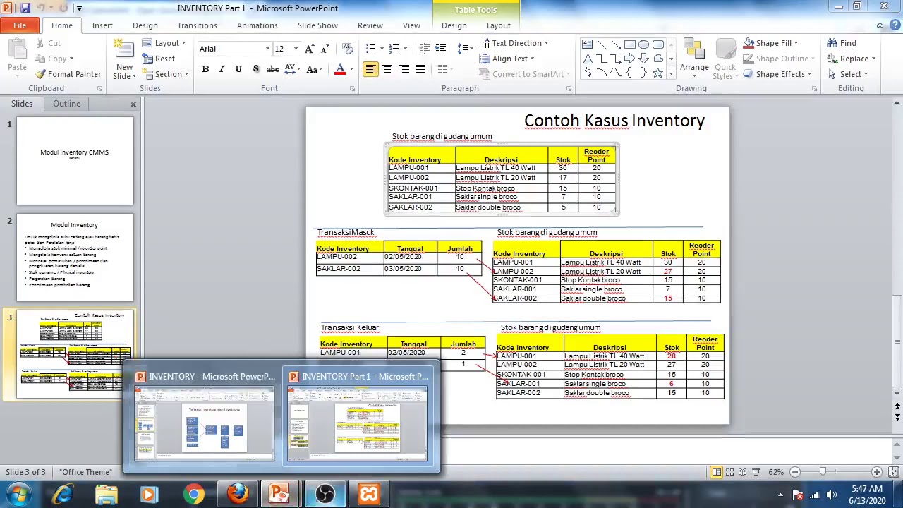 Modul Inventory CMMS Bagian 2 - YouTube
