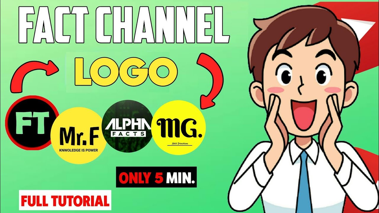 Fact channel logo kaise bnaye🔥|Fact channel ke liye logo kaise banaye|😃 ...