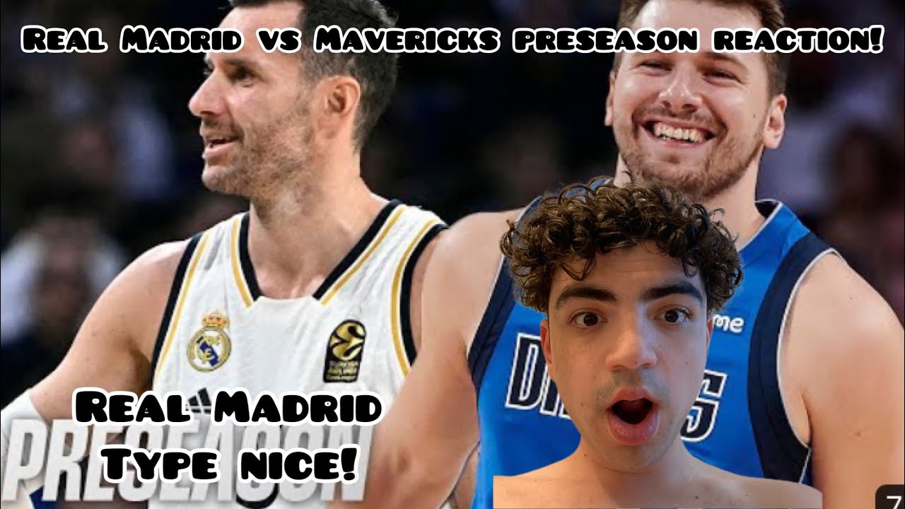 MADRID DAGGER! Dallas Mavericks vs Real Madrid - Full Game Highlights ...