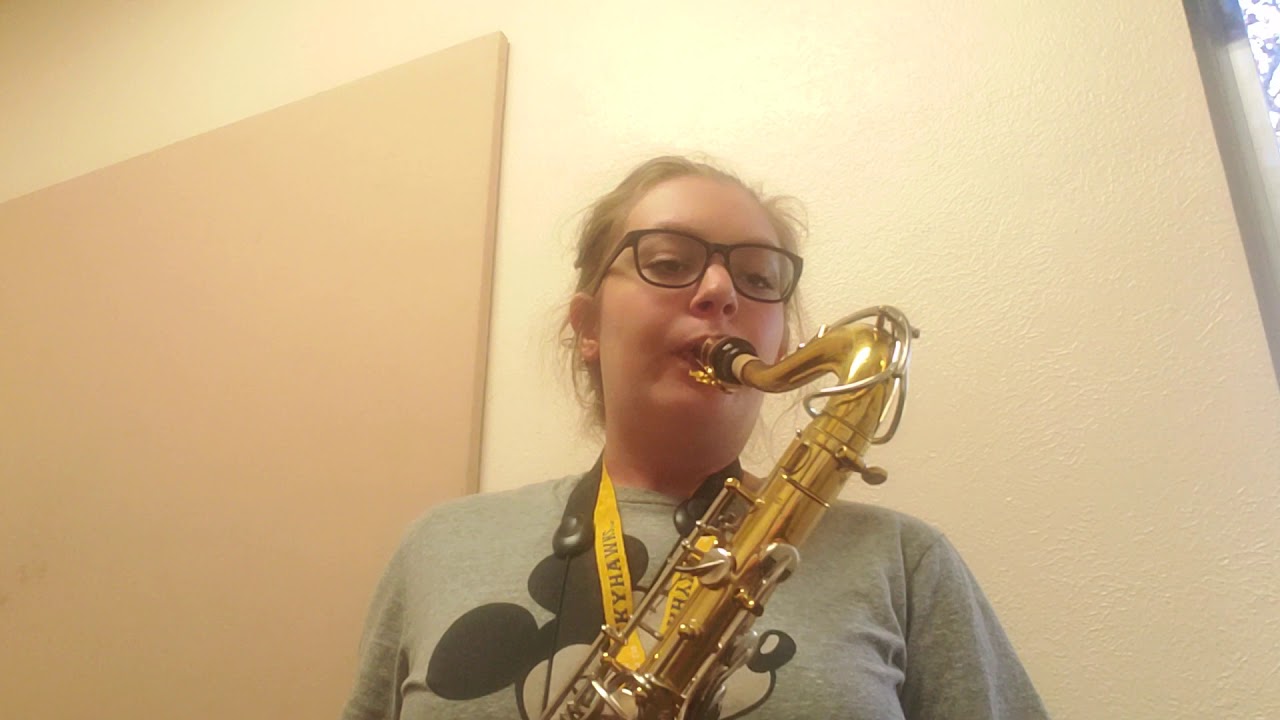Saxophone playing final - YouTube