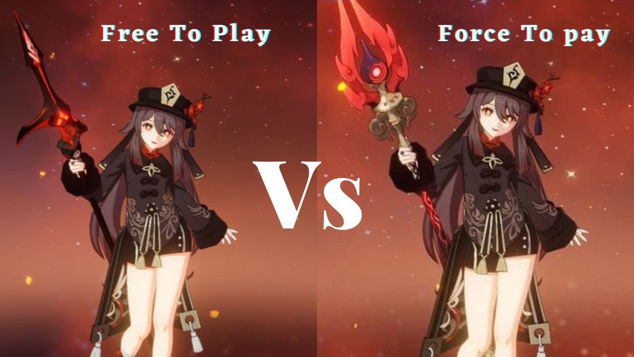 Hu tao staff of homa vs blackcliff weapon comparison | #hutao # ...