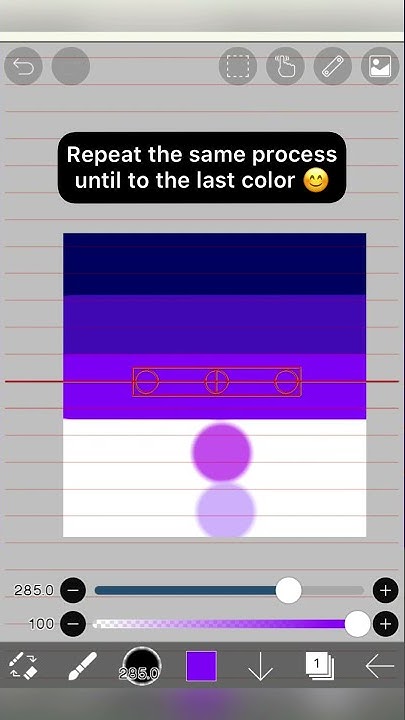 How to paint gradient sky on ibisPaint X? #shorts - YouTube