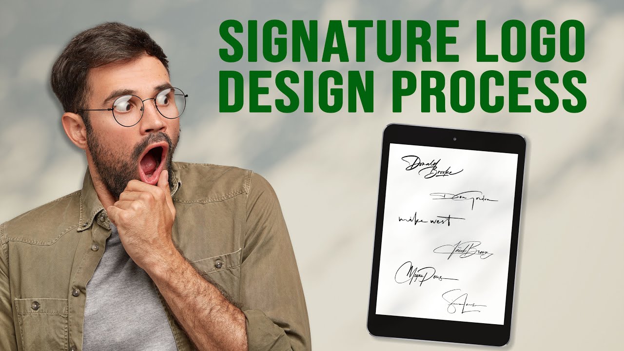 Artlogo Logo Signature Design Process - YouTube