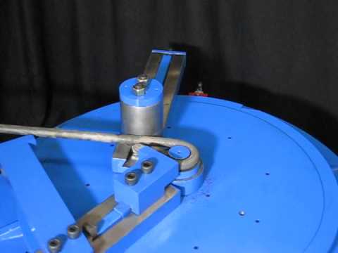 Soild Round Bar Stock Bender 1.25 IN OD for Ground Anchors - YouTube