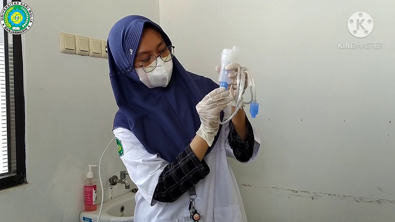 Pemberian Obat Inhalasi Uap Dingin (Nebulizer) - YouTube
