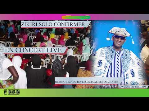 ZIKIRI SOLO EN CONCERT LIVE CONFIRMATION CONFERME