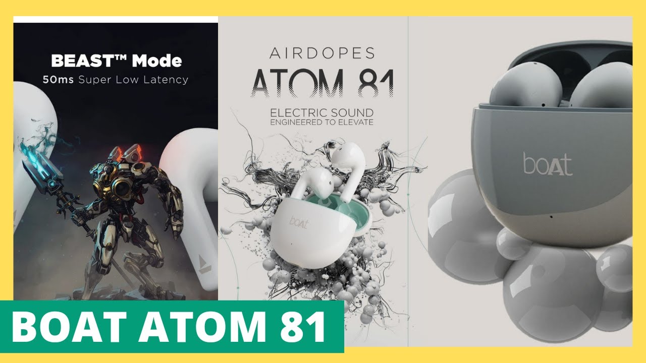 boAt Airdopes Atom 81 ll Unboxing and Review - YouTube