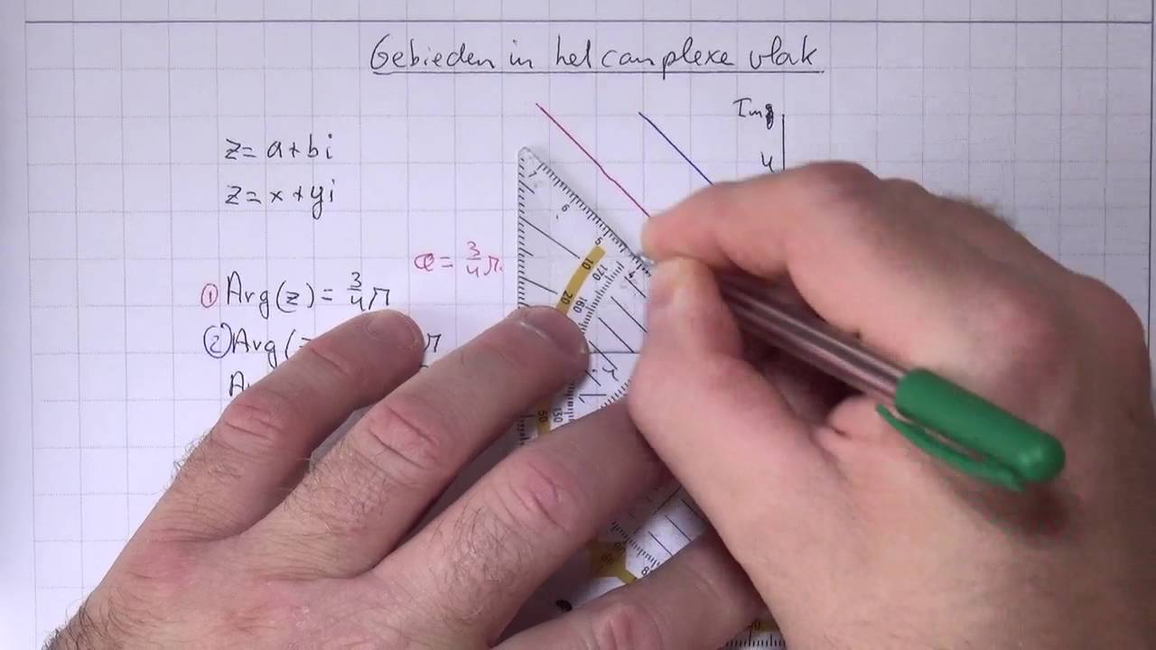 VWO6wisD_H7_7 Gebieden in het complexe vlak - YouTube