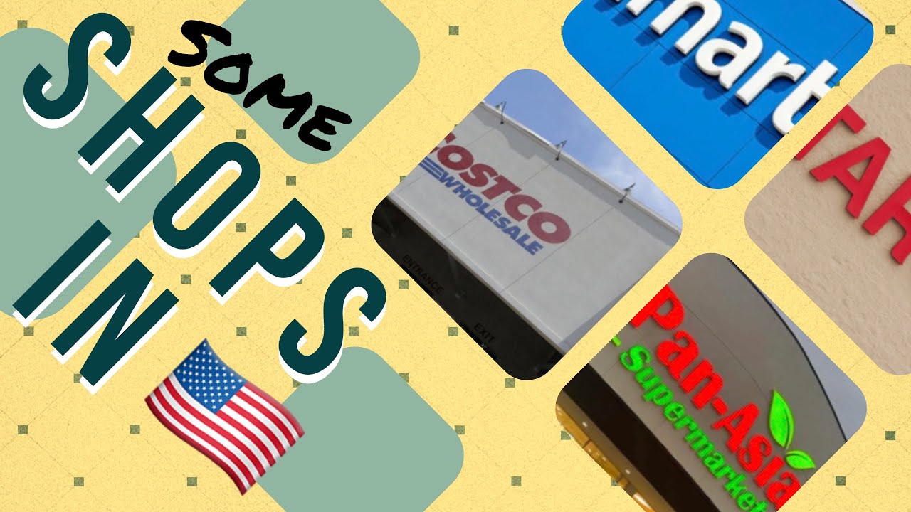 Life Vlog: Shops in the USA - YouTube