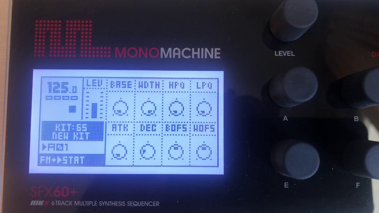 Monomachine as 4-Voice Synth with internal Chorus & Reverb - YouTube