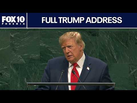 Donald Trump UN speech: Iran war, AI security, foreign policy & trade | FOX 10 Phoenix