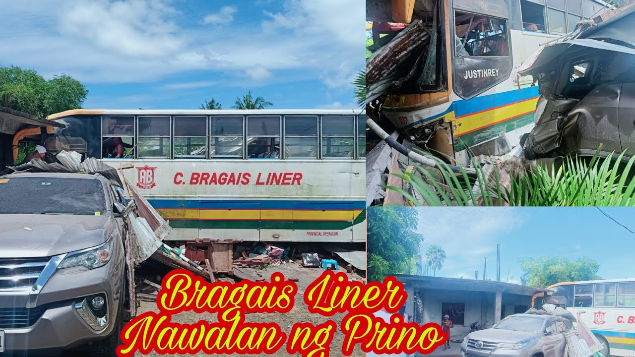 BRAGAIS LINER NAWALAN NG PRINO | BUS NADISGRASYA SA PUROK 5 MARIROC ...