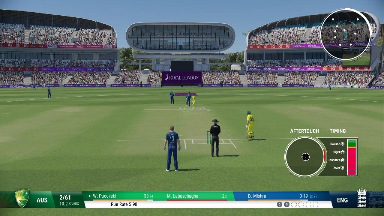 Cricket 22 Env vs Aus - Poor performance - YouTube